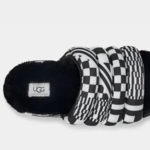 UGG | Shoes | Ugg Maxi Checks Slide Women Shoes Size6 New | Poshmark